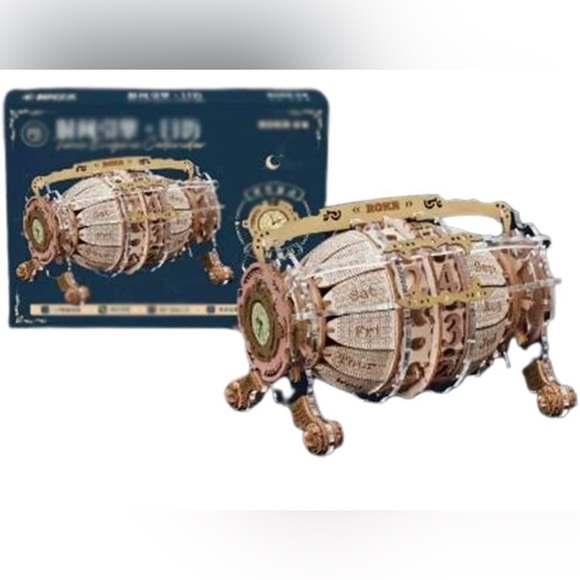 Toys | New In Plastic Wrap 3d Diy Wooden Puzzle Hanging Clock Time ...